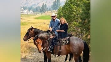 Cole Hauser Shares Photo With His Mom On The "Yellowstone" Set