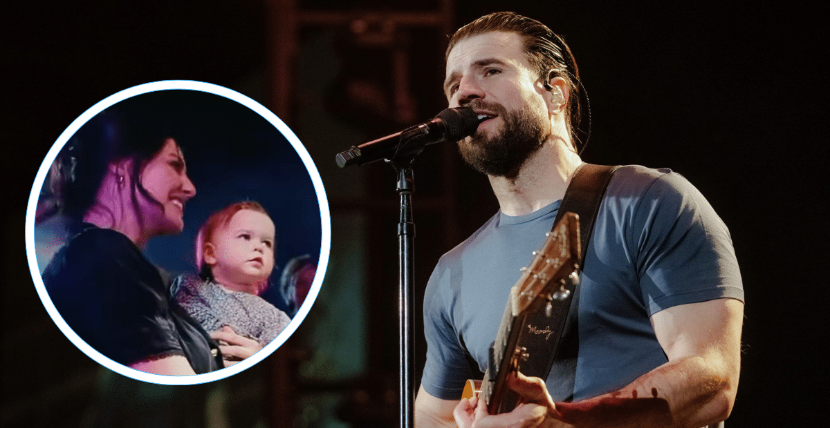 Sam Hunt's 1-Year-Old Daughter Joins Him At Bridgestone Arena Concert