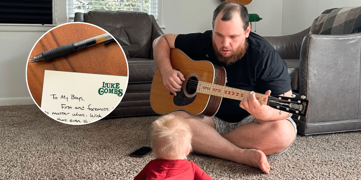 Luke Combs Reveals Touching New "Dad" Song, "The Man He Sees In Me ...