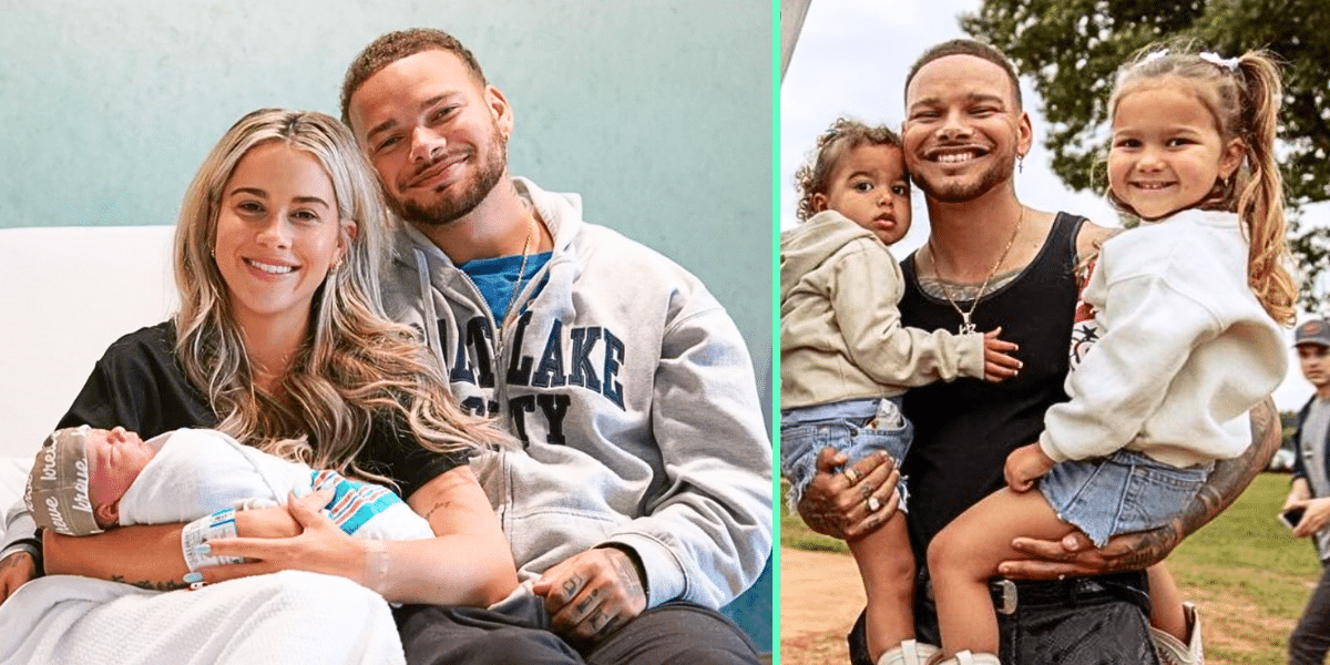 Kane Brown Shares Adorable Photo With All Three Of His "Babies"