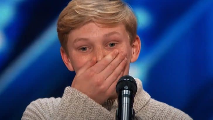 14-Year-Old Vocalist Earns Golden Buzzer For "Gutsy" Performance On AGT