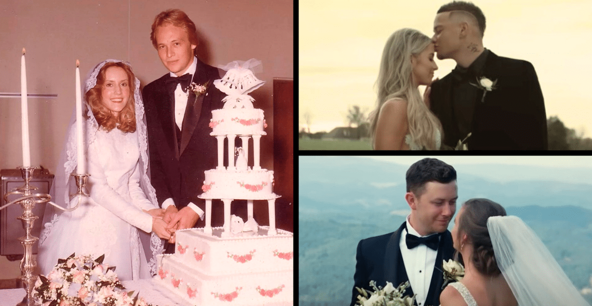 25 Of Your Favorite Country Singers' Stunning Wedding Photos