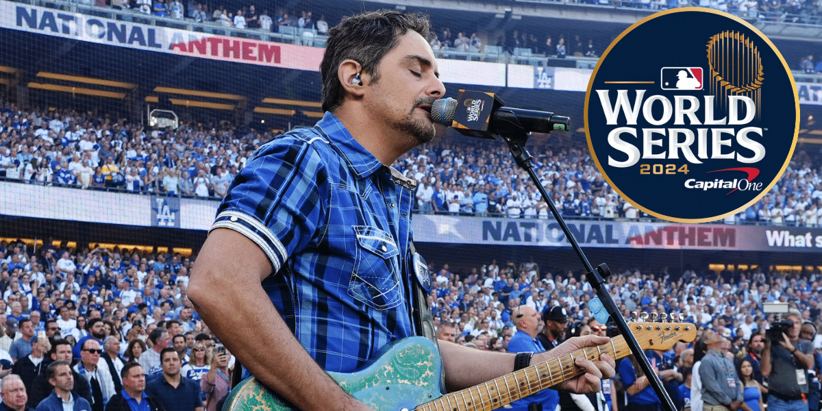 Brad Paisley Praised For World Series National Anthem Performance