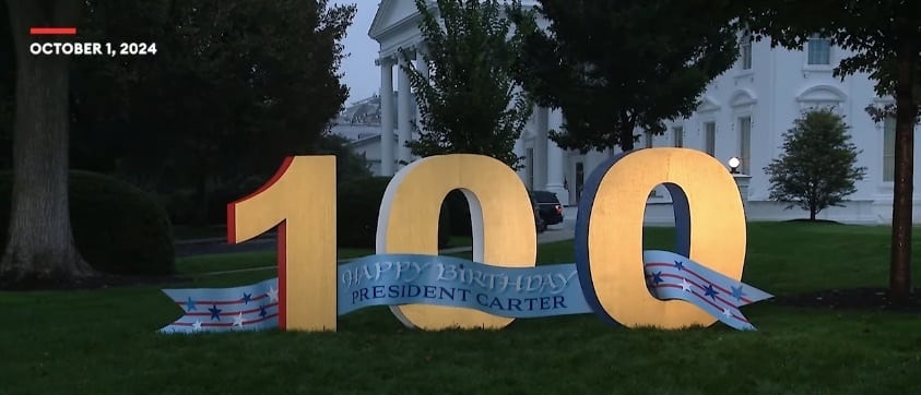 Jimmy Carter Becomes First U.S. President To Turn 100 Years Old