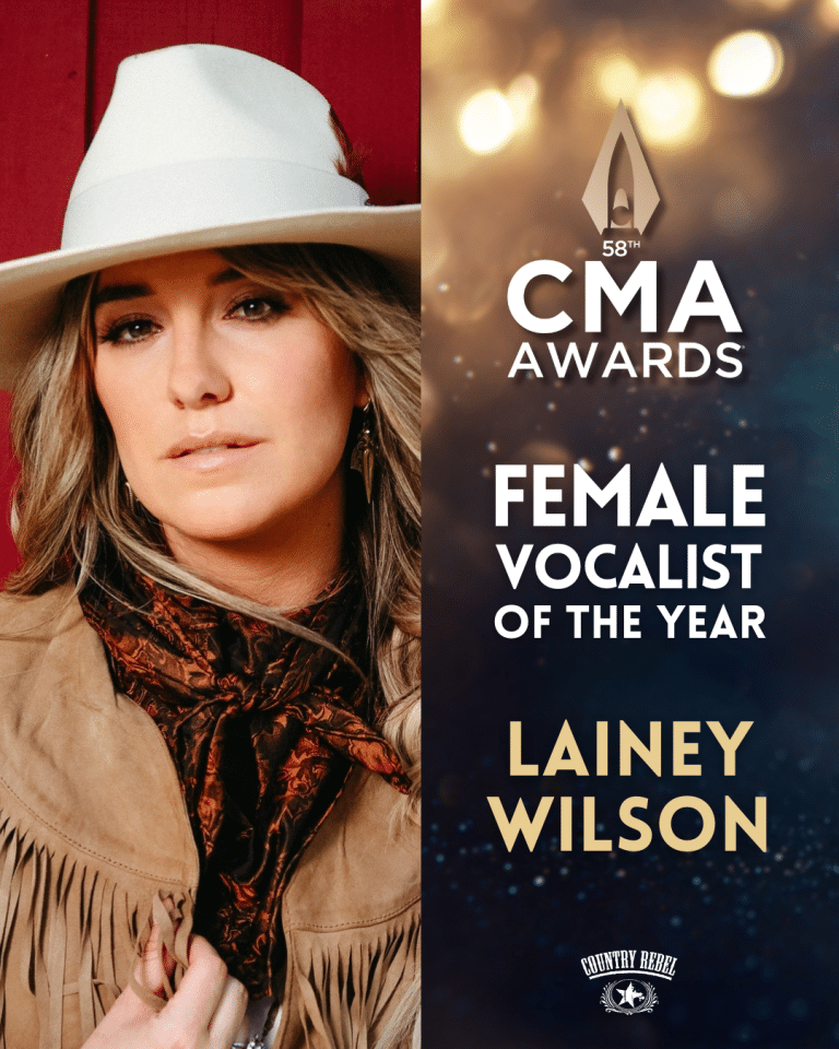 The 2024 CMA Award For Female Vocalist Of The Year Goes To...