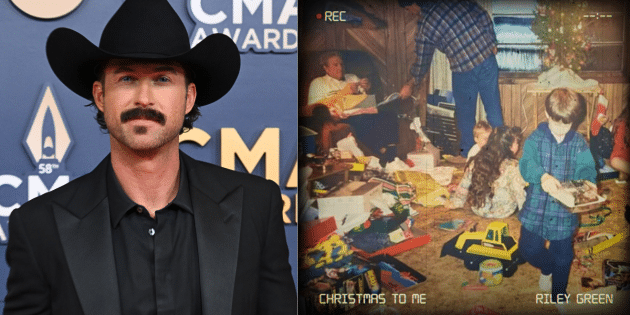 Riley Green Releases New Christmas Song, "Christmas To Me"