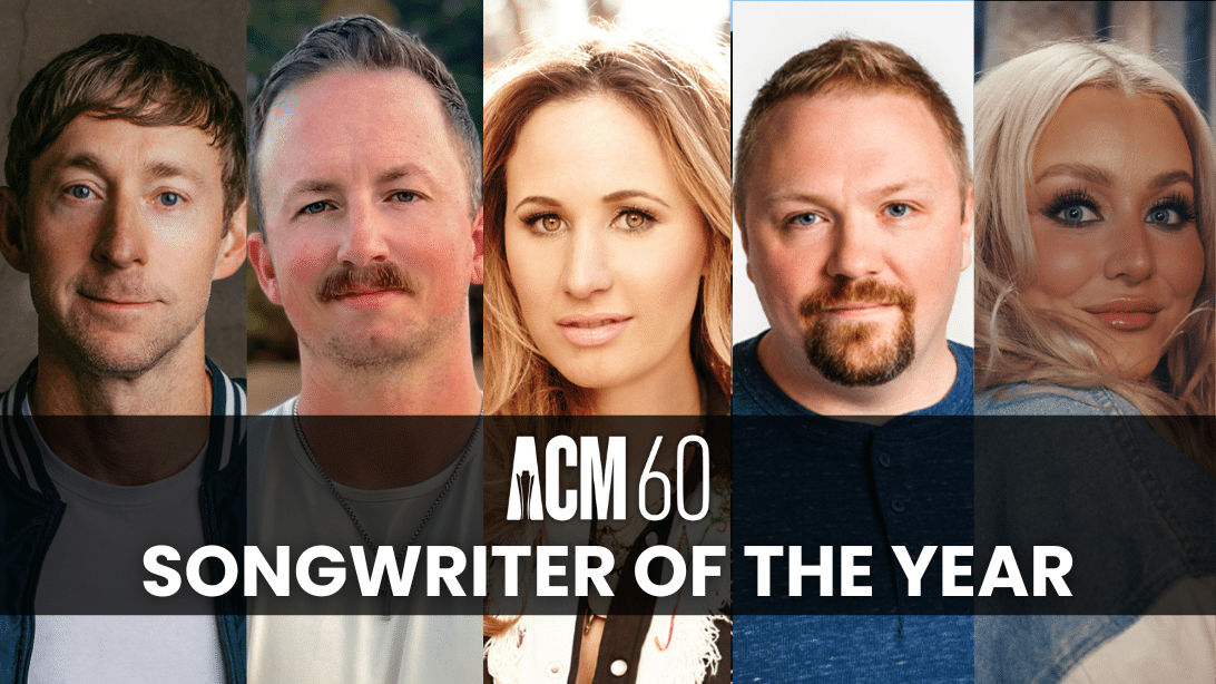 ACM Awards Names 2025 Songwriter Of The Year