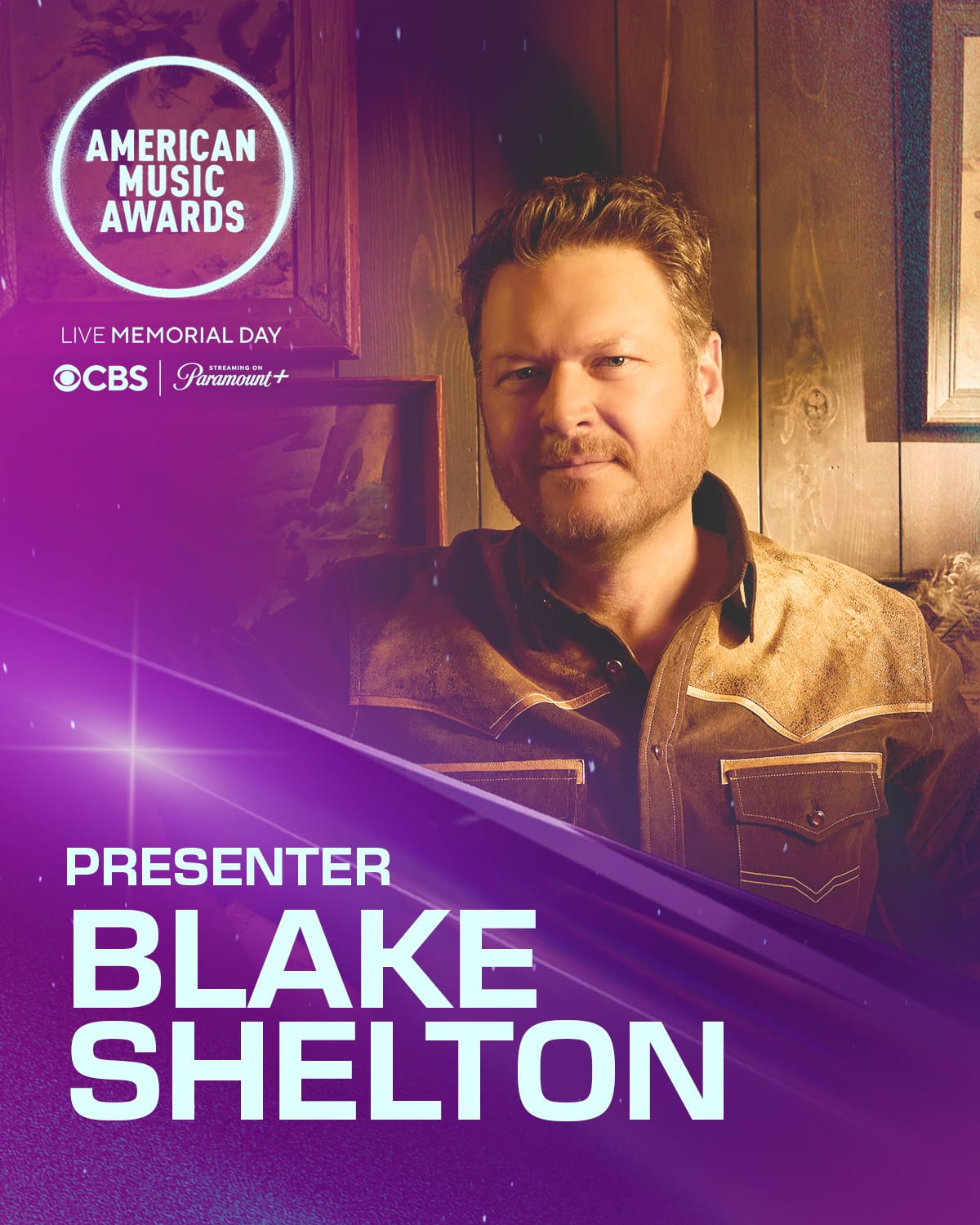 Blake Shelton Makes AMA Performance Debut With "Stay Country Or Die Tryin'"