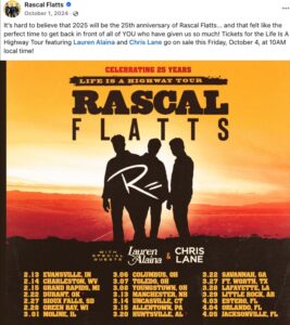 Rascal Flatts Release First Album In 8 Years