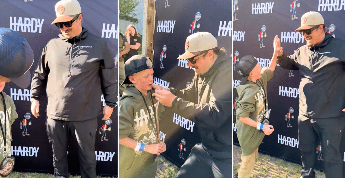 HARDY Helps A Young Fan Pull Out His Loose Tooth During A Meet-And-Greet