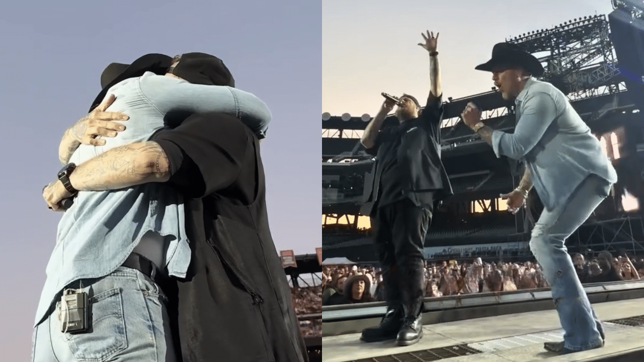 Brandon Lake Surprises Jelly Roll At Stadium Show In NYC