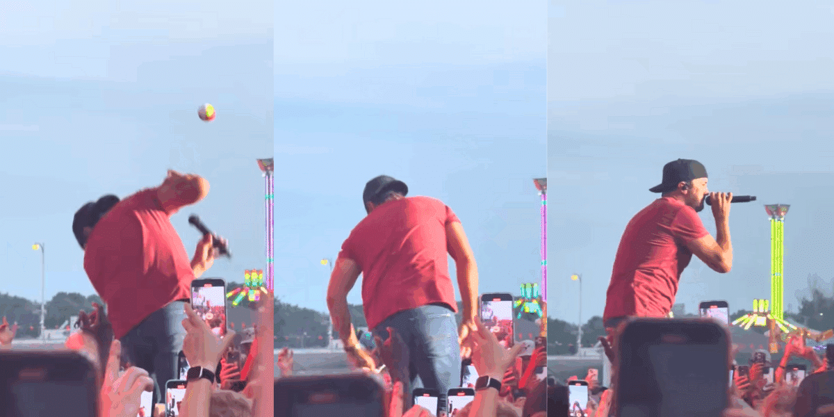 Luke Bryan Gets Struck In The Face By Object Thrown From The Crowd At ...