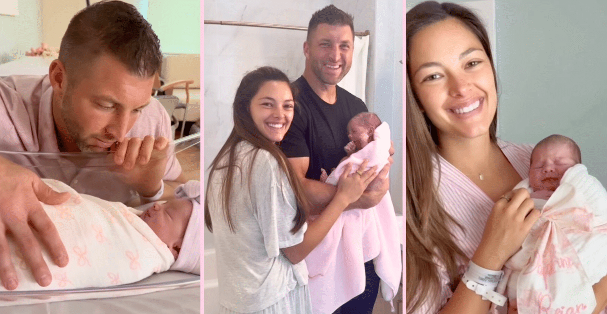 Tim & Demi-Leigh Tebow Share Tender Video Of First Weeks With Baby Daphne