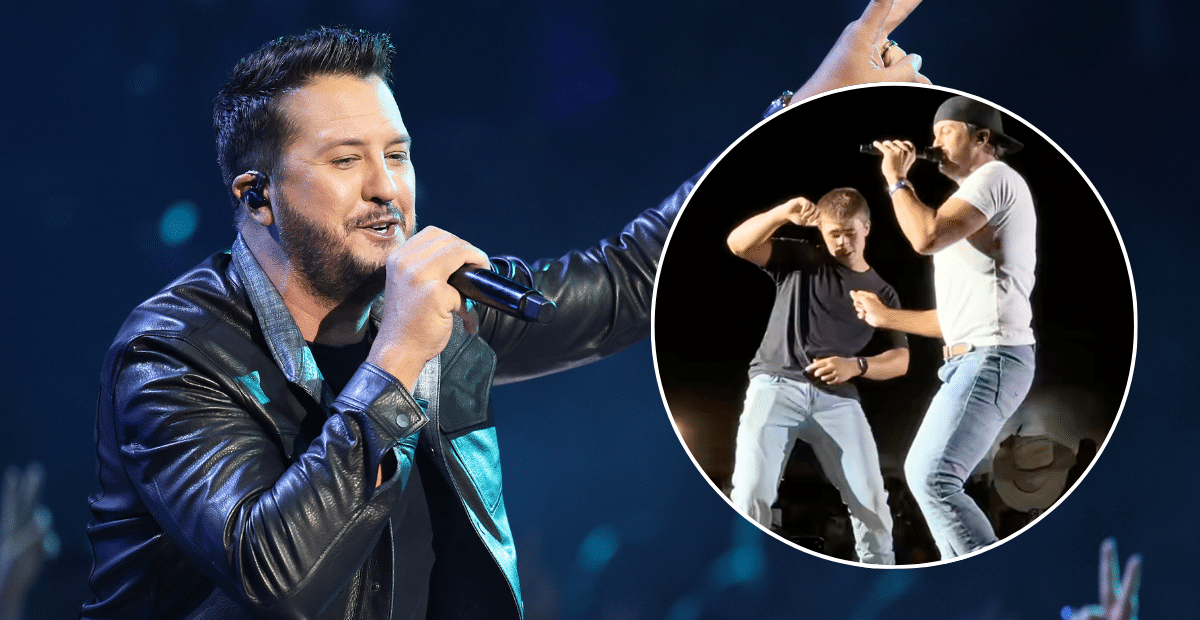 Luke Bryan Stops Mid-Show To Give Teenage Fan A Hilarious Dance Lesson ...