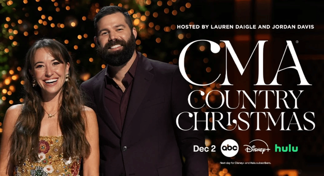 CMA Country Christmas Host Jordan Davis Performs "Go Tell It On The ...