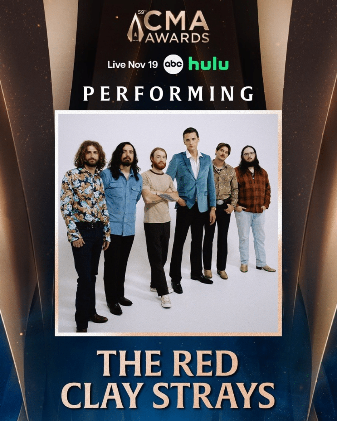 The Red Clay Strays Perform New Single For CMA Awards Debut