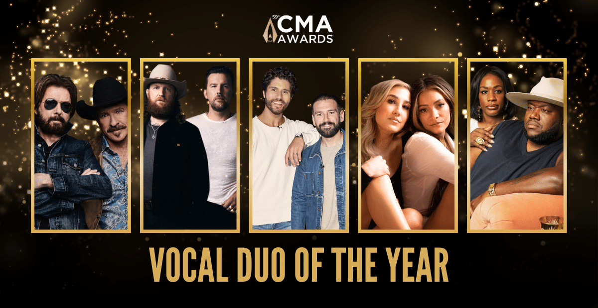CMA Awards Hand Out Vocal Duo Of The Year Trophy