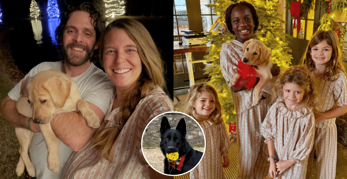 Thomas Rhett & Family Welcome Two New Puppies - See Their Adorable Photos