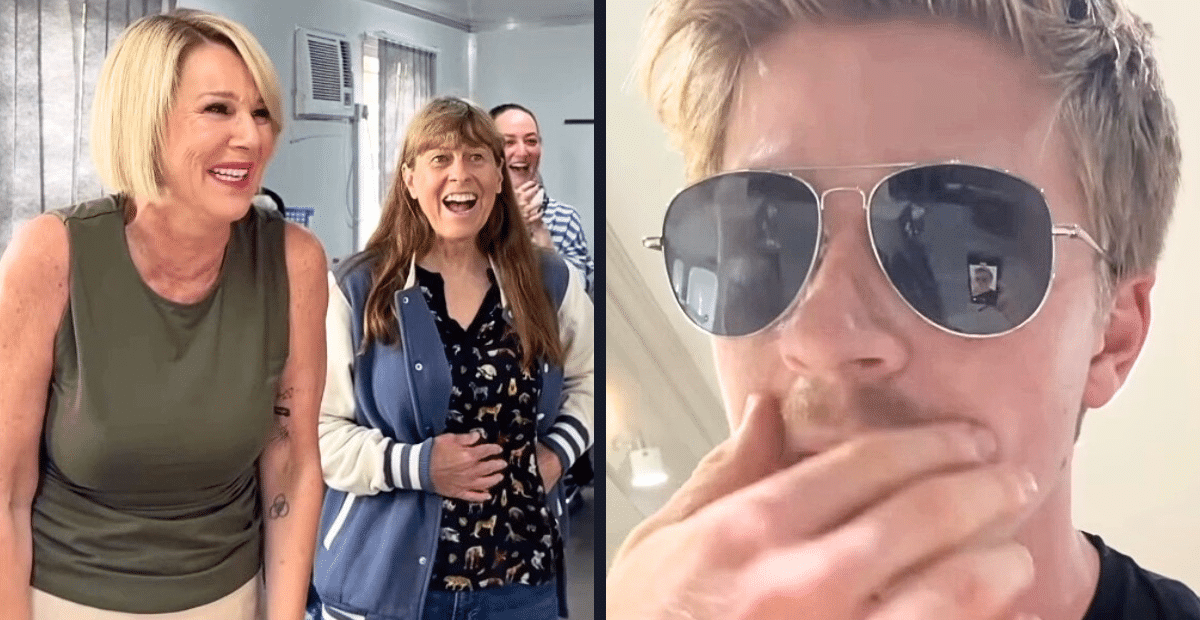 Watch Robert Irwin Surprise His Mom With His "New Look" For The New Year
